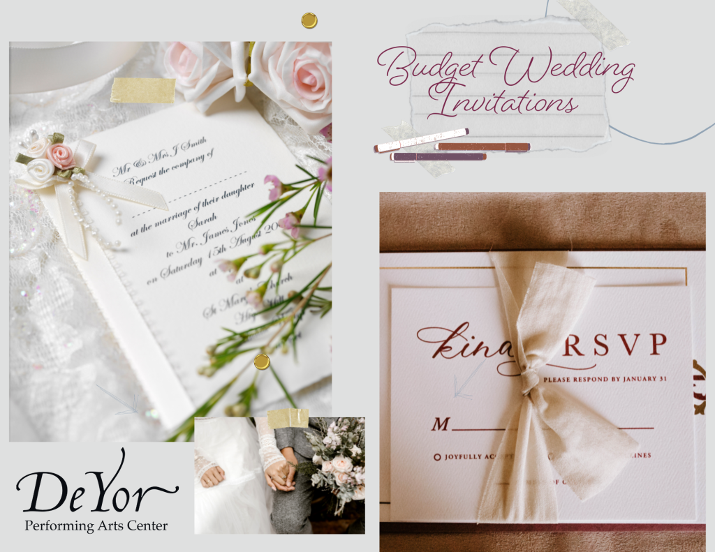 How to budget wedding invitations … On a budget!